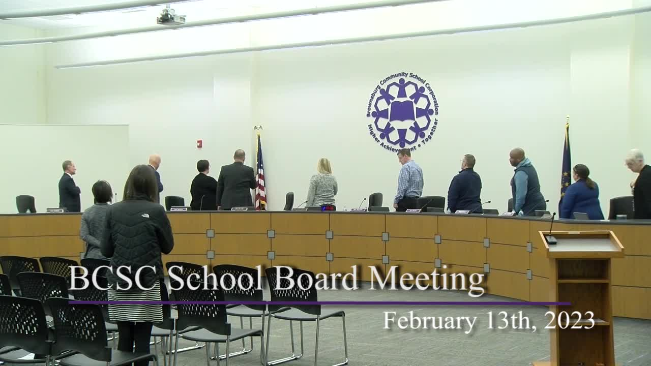 BCSC School Board Meeting: February 13th, 2023