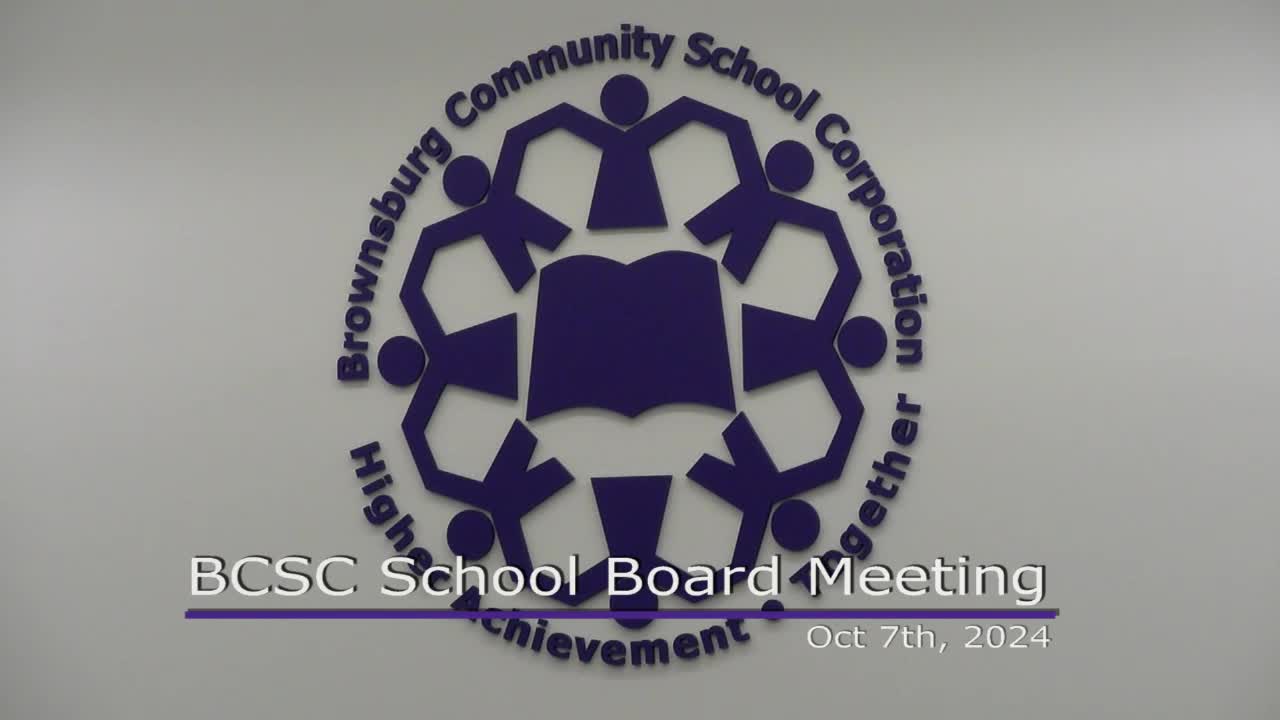 BCSC School Board Meeting: October 7th, 2024